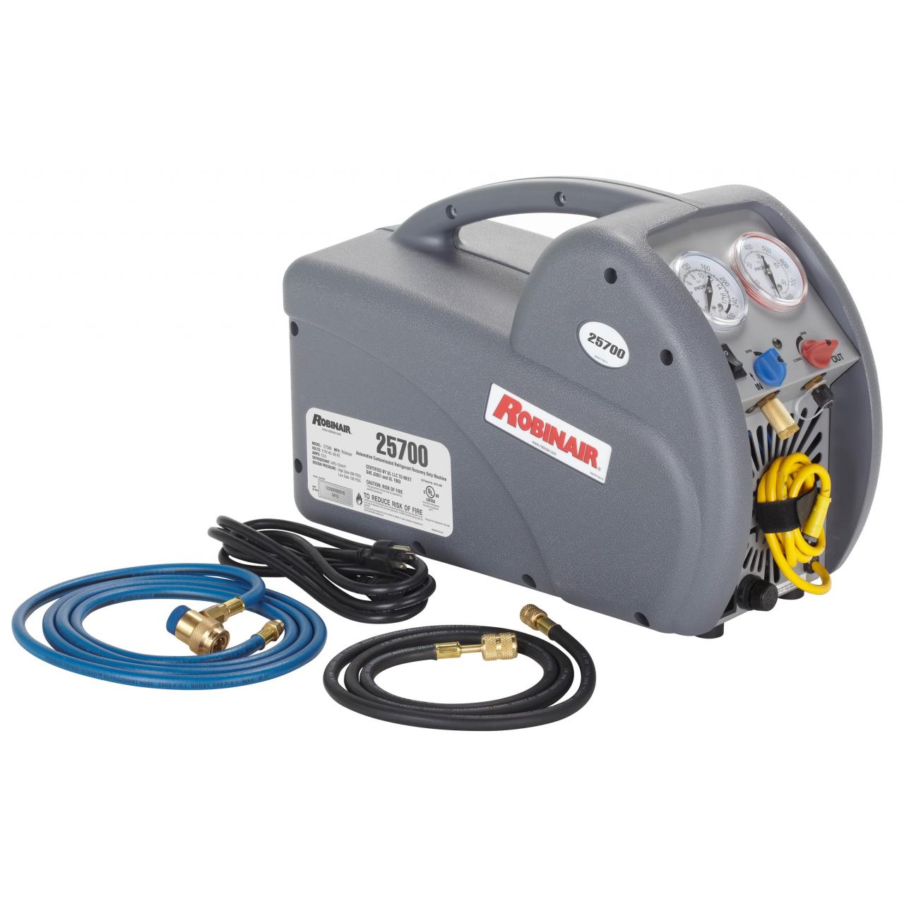 25700-E: Contaminated Refrigerant Recovery Machine | Robinair